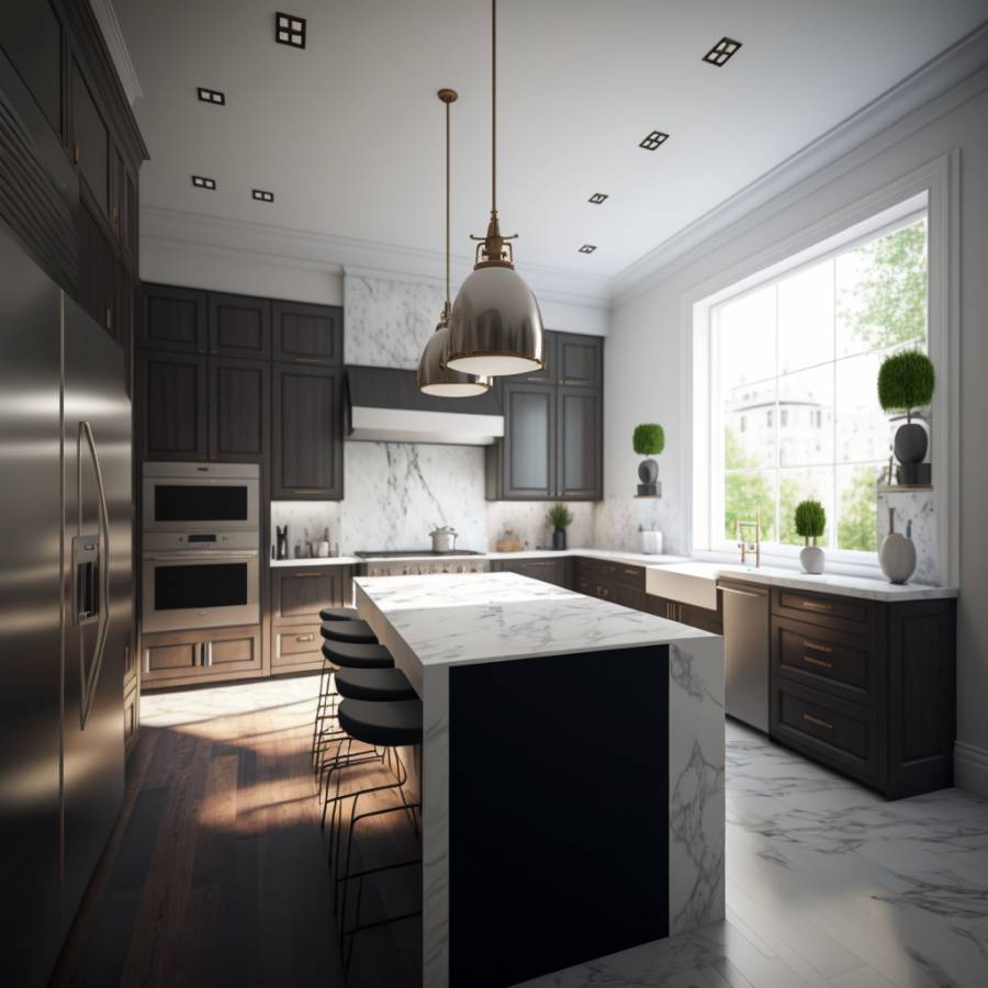 DAGAN PRICE | Italian Marble Kitchen, Bath and Lobbies