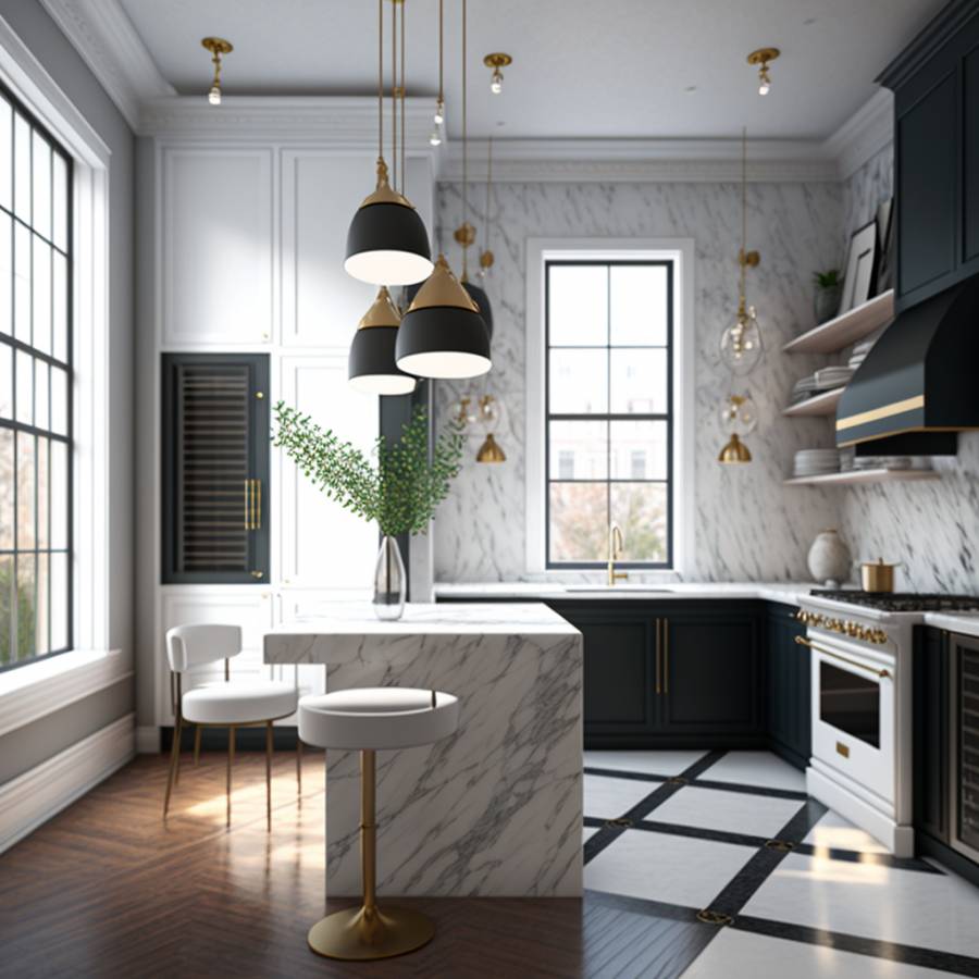 DAGAN PRICE | Italian Marble Kitchen, Bath and Lobbies
