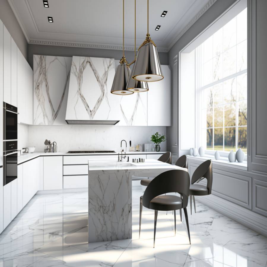 DAGAN PRICE | Italian Marble Kitchen, Bath and Lobbies