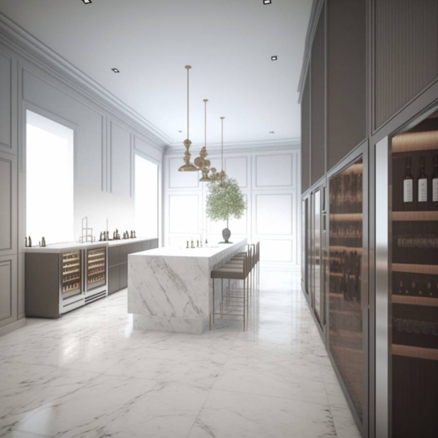 DAGAN PRICE | Italian Marble Kitchen, Bath and Lobbies
