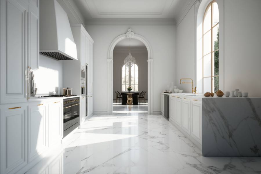 DAGAN PRICE | Italian Marble Kitchen, Bath and Lobbies