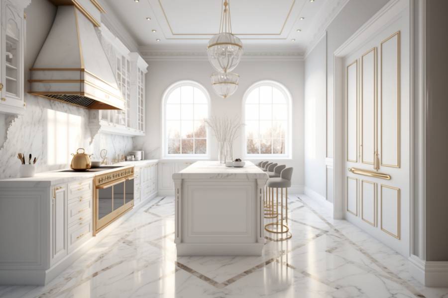 DAGAN PRICE | Italian Marble Kitchen, Bath and Lobbies
