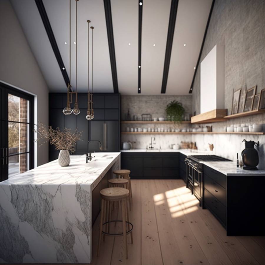 DAGAN PRICE | Italian Marble Kitchen, Bath and Lobbies